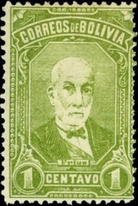 Stamp: Thomas Frias (Bolivia) (Personalities of bolivian´s history) Mi ...