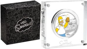 Coin: 1 Dollar (Homer Simpson) (Tuvalu(2019~Today - The Simpsons)