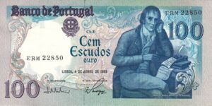 Banknote: 100 Escudos (Portugal(1978-1985 Issue) Wor:P-178e.3