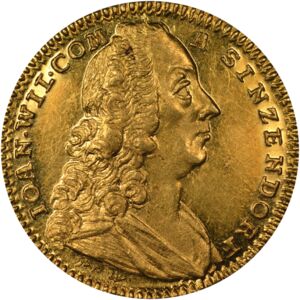 Moneda: 1 Ducat (Johan Wilhelm) (Estados austriacos(Sinzendorf) Fri:fr3291