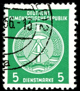 Stamp: Official Stamps for Administration Post B (II) (Germany ...