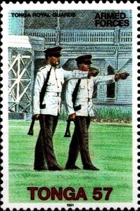 Stamp: Tonga Royal Guards (Tonga(Armed Forces) Mi:TO 1198,Sn:TO 794,Yt ...