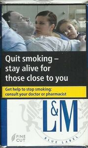 Cigarette Pack: L&M Blue Label (North MacedoniaCol:MK-CT-0027