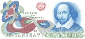 Banknote: No face value (Fantasy Issues(Typography) Col:DLR-7a