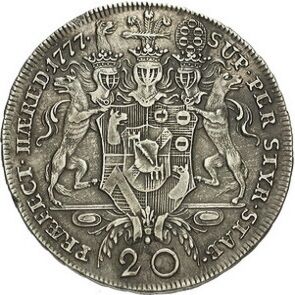 Moneda: 20 Kreuzer (Joseph Nicholas) (Estados austriacos(Windisch-Gratz ...