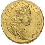 Moneda: ¼ Ducats (Bohemia(1711~1740 - 28th King Charles II - Holy Roman ...