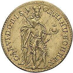 Moneda: 1 Ducat (Bohemia(1711~1740 - 28th King Charles II - Holy Roman ...