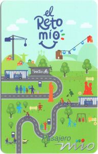 Transport Ticket: Pasajero MIO (Transportes MIO, ColombiaCol:CO-MIO-012