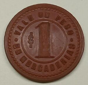 Ficha: Oficina Atacama (Chile(Nitrate Tokens) Col:CL-000578