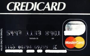 Bank Card: Credicard (Credicard, BrazilCol:BR-MC-0090
