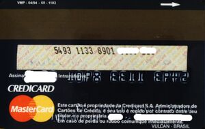 Bank Card: Credicard (Credicard, BrazilCol:BR-MC-0090