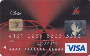 Bank Card: Visa Debit (Zenith Bank (Ghana), GhanaCol:GH-VI-0002