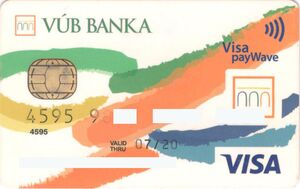 Bank Card: VÚB BANKA - Visa pay Wave - Inspire (Všeobecná úverová banka ...