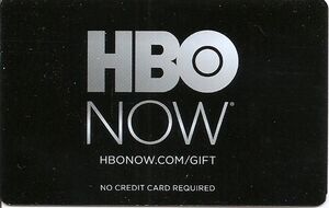 Gift Card: HBONOW on black card (HBO, United States of America) (Hbo ...