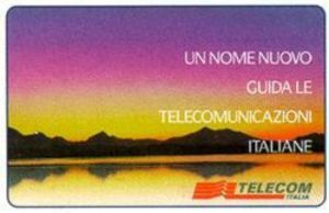 Scheda Telefonica: Alba Telecom - Un nome nuovo (Telecom Italia, Italia(01 - Figurate (Lira)) C ...