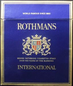 Paquete de Cigarrillos: Rothmans International (Brasil(Rothmans ...