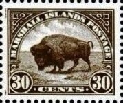 Stamp: American Bison (Bos bison) (Marshall Islands(Washington 2006 ...