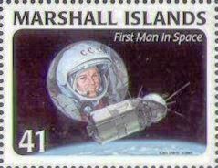 Stamp: First man in space (Marshall Islands(Space Age) Mi:MH 2106,Sn:MH ...