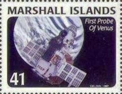 Stamp: First probe of Venus (Marshall Islands(Space Age) Mi:MH 2114,Sn ...