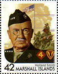 Stamp: Holland Smith (Marshall Islands(US Marine Corps) Mi:MH 2258,Sn ...