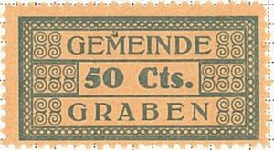 Stamp: Graben (Switzerland: Revenue Stamps(Revenue - Graben) Col:CH-GEB ...