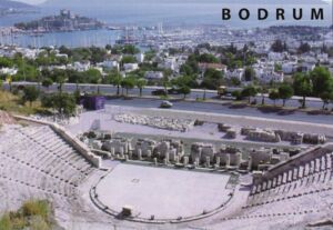 Postcard: Bodrum. Ancient theatre (Türkiye (Turkey)(Bodrum) Col:TR-001093