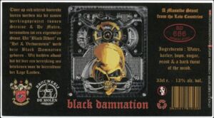 Drink Label: Black Damnation (Brouwerij de Molen, NetherlandsCol:NL ...