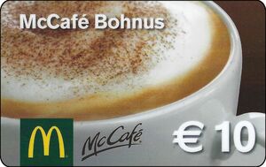 Gift Card: McCafe´Bohnus (McDonald's, Austria(McCafe) Col:AT-McD-003 ...
