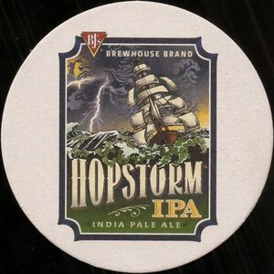 Beer Coaster: BJ's Hopstorm (BJ’s Restaurant & Brewery, United States ...