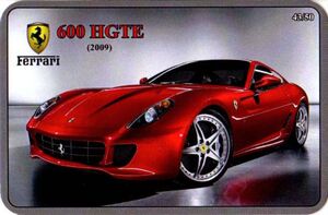 Pocket Calendar: Ferrari 600 HGTE - 43/50 (Hungary(Cars) Col:HU-2016 ...