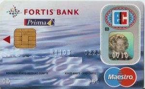 Bank Card: Prisma (ASLK-CGER Fortis Bank, Belgium) Col:BE-MS-0012-2