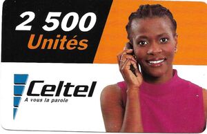 Phonecard: Lady at the phone (Mobile Congo DRC, Congo, Democratic ...
