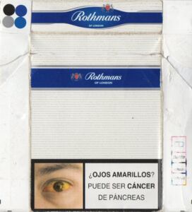 Cigarette Pack: Rothmans (Colombia) Col:CO-CT-0054
