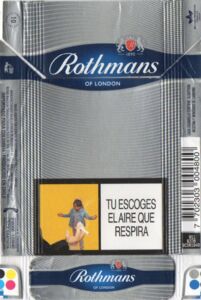 Cigarette Pack: Rothmans (Colombia) Col:CO-CT-0056