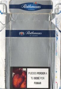 Cigarette Pack: Rothmans (Colombia) Col:CO-CT-0057