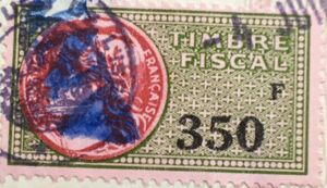 Stamp: Timbre fiscal (France: Revenue Stamps(Timbre Fiscal) Yt:FR TF481