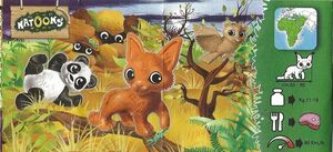 Meal Toy: Fox (Kinder Surprise, Europe) (Kinder - Natoons - Animals ...