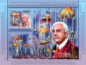 Stamp: 25th Anniversary of the Death of Robert Gordon Wasson (Togo ...