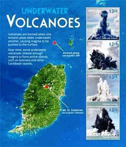 Stamp: Underwater volcano (Grenada(Underwater volcanos) Mi:GD 7142 ...