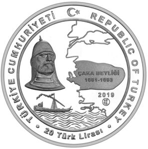 Coin: 20 Lira (Anatolian Beyliks - Seljuk military commander Tzachas ...