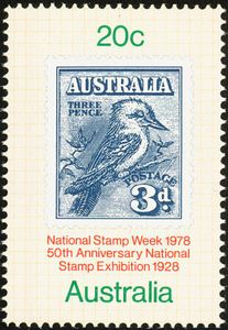 Stamp: National Stamp Week 1978 stamp (Australia(50th Anniversary ...