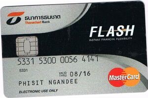 Bank Card: Flash (Thanachart Bank, ThailandCol:TH-MC-0064