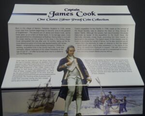 Moneda: 1 Dollar (British explorer Capitan James Cook - Striking the ...