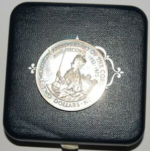 コイン: 2 Dollars (20th Anniversary of the Coronation of Elizabeth II ...