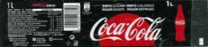 Drink Label: Coca Cola Zero (Coca-Cola 3E Greece ABEE, Greece(Zero ...