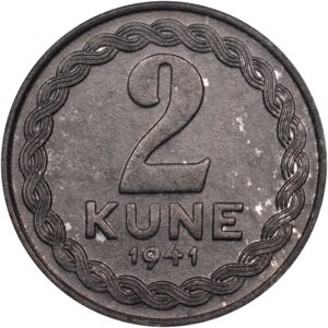 Coin: 2 Kuna (Croatia(1941~1945 - Independent State (German Influence ...