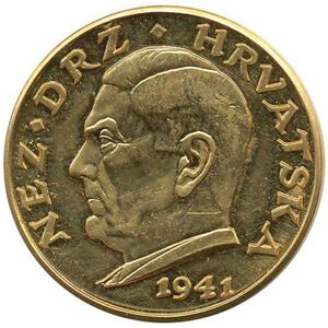 Coin: 500 Kuna (Croatia) (1941~1945 - Independent State (German ...