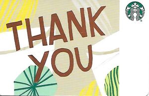 Gift Card: Thank You (Starbucks, United States of America(Thank You ...