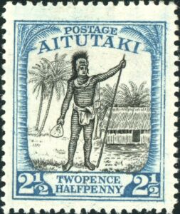 Selo: Te Po, Rarotongan Chief (Aitutaki(Pictorial Definitives) Mi:CK-AI ...