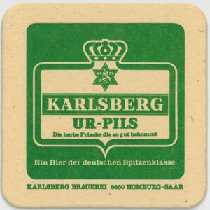 Söralátét: Karlsberg Ur-Pils (Karlsberg Brauerei GmbH (Schörghuber ...